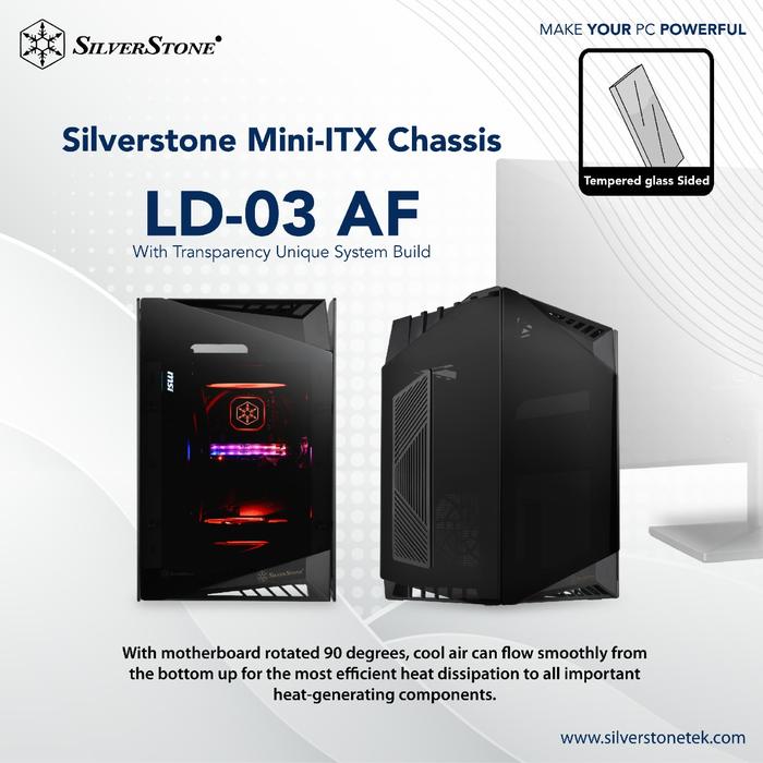 Promo Casing PC Gaming Silverstone LD03-AF Air Flow Mini ITX Micro ATX Cicil 0% 3x - Jakarta ...