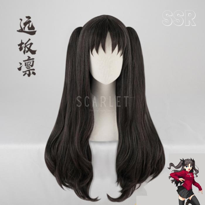 Jual PO Wig Rin Tohsaka Fate Stay Night Extra Series FGO Black Cosplay ...