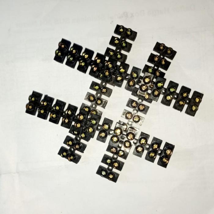 Jual terminal blok krustin 16mm 30Ampere hitam krustin plastik ...