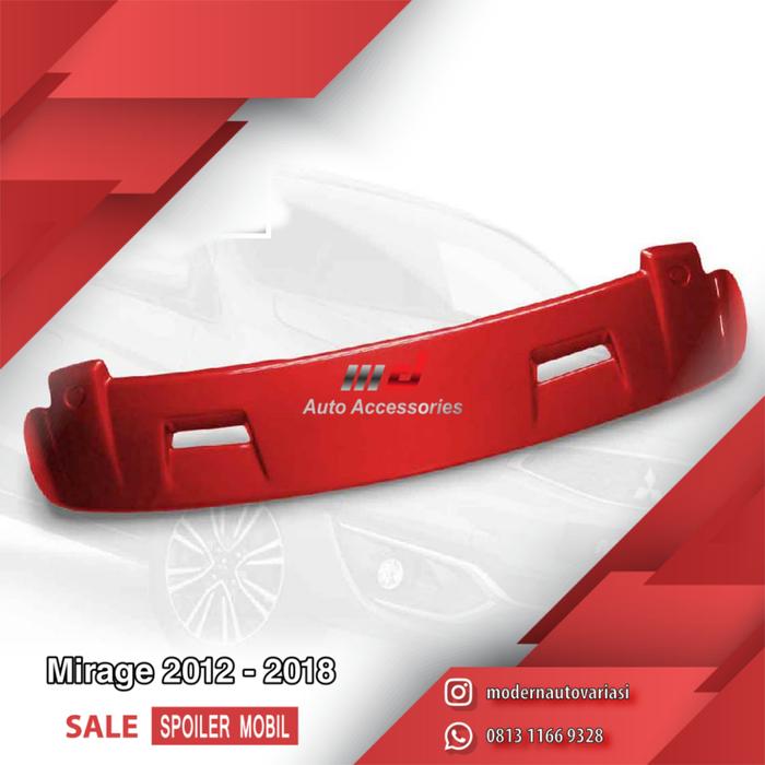 Jual Spoiler Mitsubishi Mirage Plastik Rear Spoiler ABS - Kota Surabaya ...