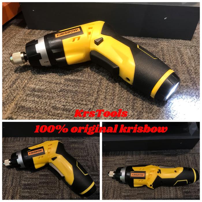 Jual Obeng Listrik / Cordless Screwdriver Krisbow Set - Jakarta Barat ...