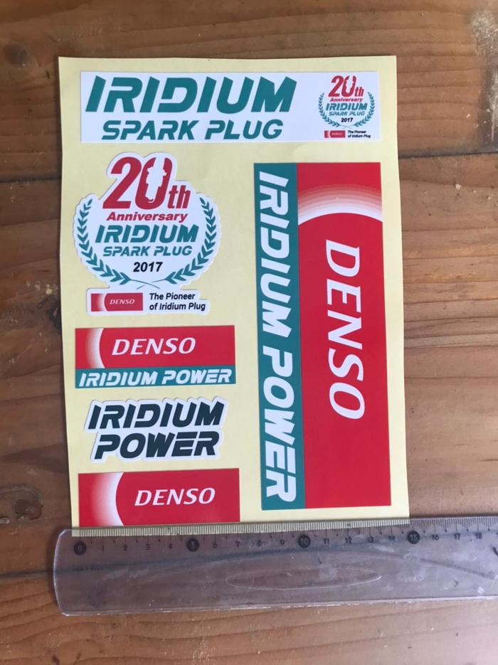 Jual Sticker pack Denso Iridium power - Jakarta Timur - Ferdesign ...