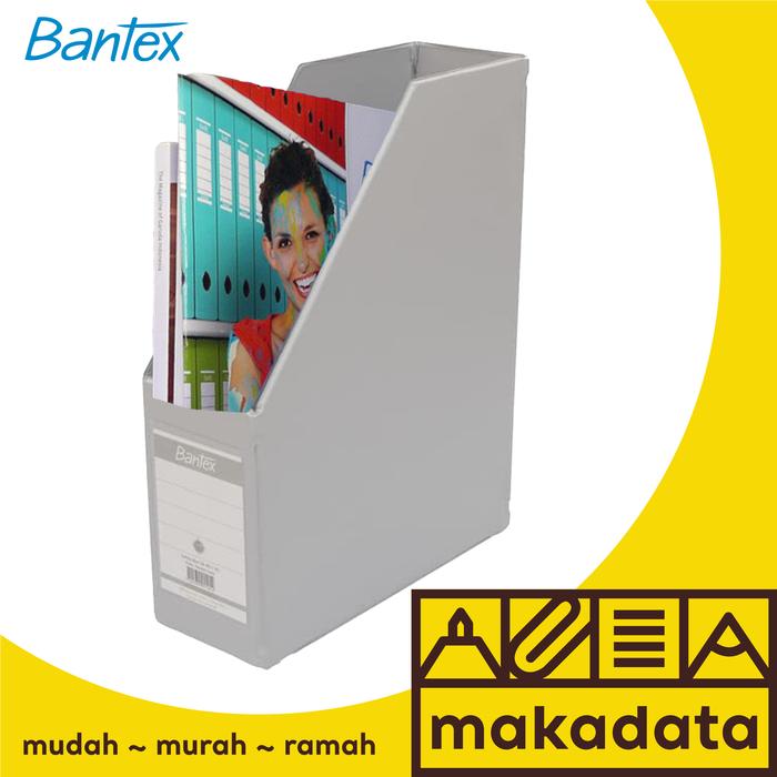 Jual BOX FILE | MAGAZINE FILE BANTEX 4011 10 CM FOLIO WARNA ABU ABU ...