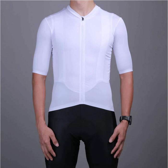 Jual Baju dan Vest Sepeda Spexcel 2021 Pro Team All White Unisex - BJ ...