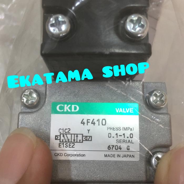 Jual Solenoid Valve CKD 4F410-10 (220VAC) - Jakarta Barat - Abadi Automation Hydraulic | Tokopedia