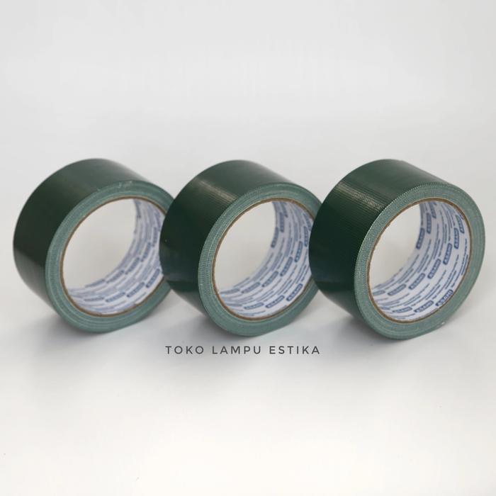 Jual LAKBAN CLOTH TAPE ASAHI MERAH KUNING HIJAU BIRU 48MM X 11 METER ...