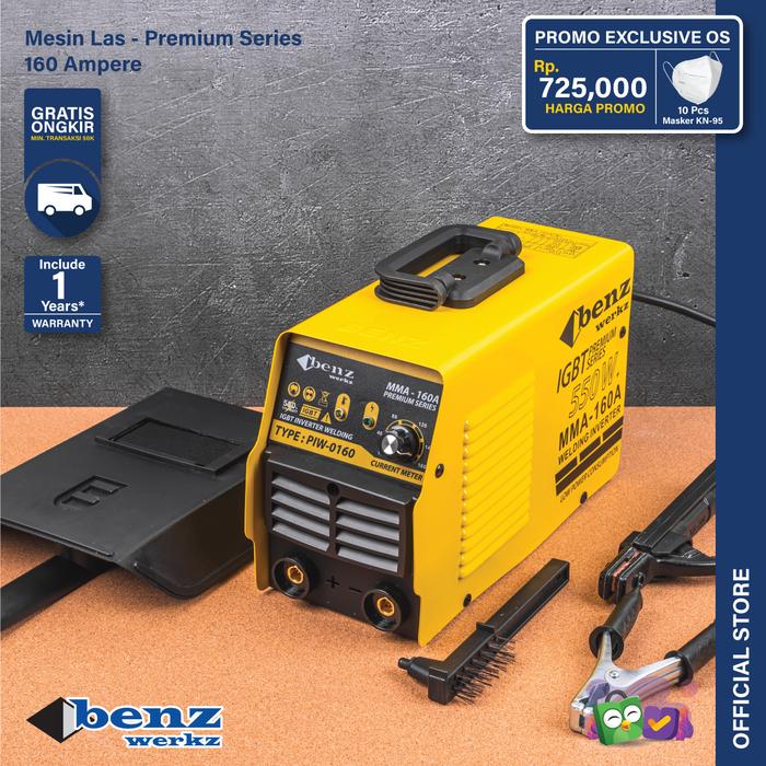 Promo Mesin Las MMA 160A / Trafo Las / Inverter Premium Series Benz ...