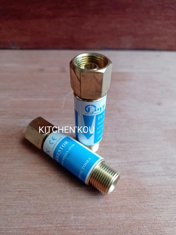 Jual FLASHBACK ARRESTOR PENGAMAN REGULATOR ACETYLENE / FLASHBACK OXYGEN ...