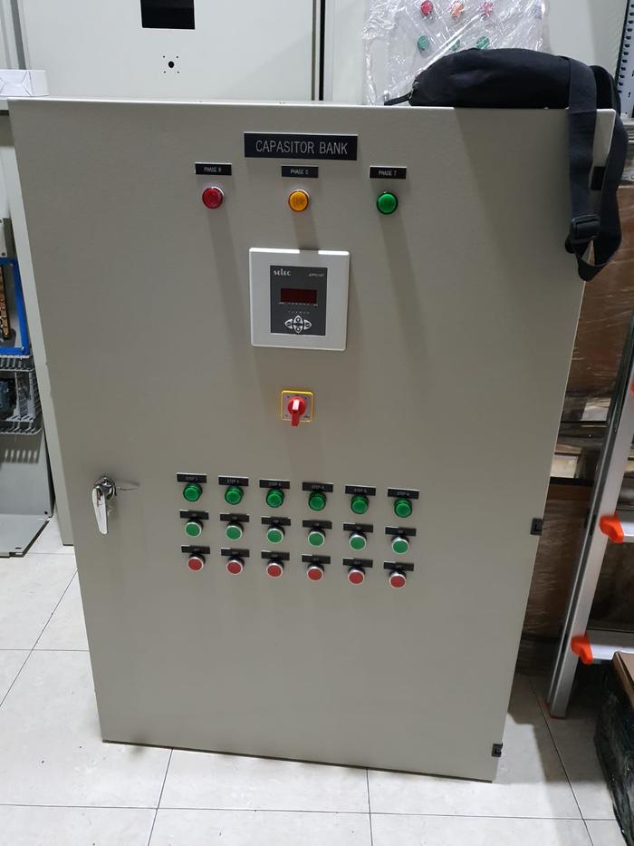 Jual PANEL CAPASITOR BANK DAYA 80Kvar 4STEP) AUTOMATIC\PANEL KAPASITOR ...