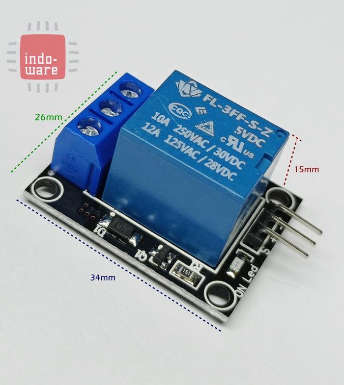 Jual Modul Relay 1 Indoware modul relay 1 channel - Kota Semarang ...