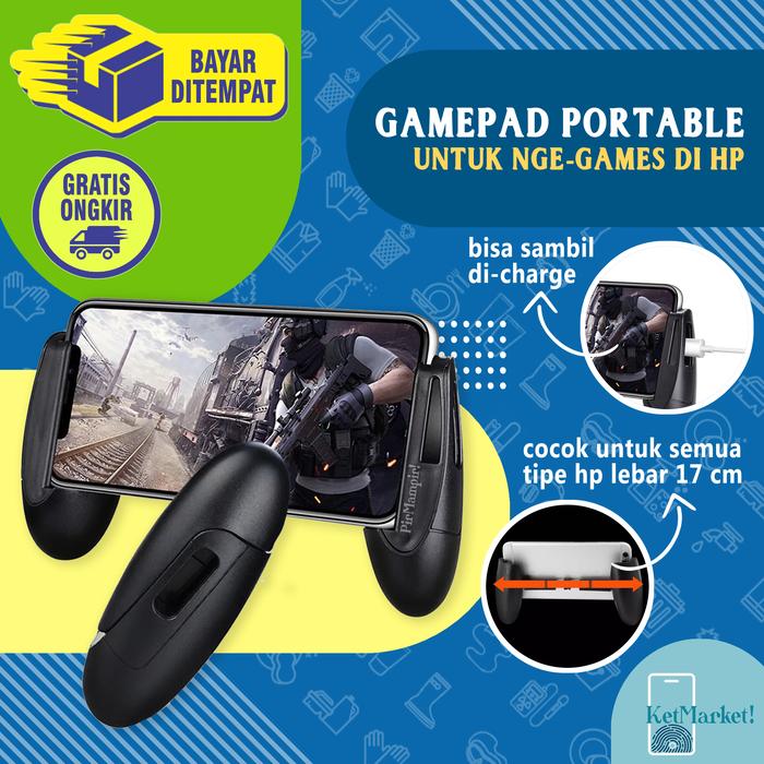 Jual PORTABLE PHONE GAMEPAD - Joystick Handle Game Handphone Aksesoris ...