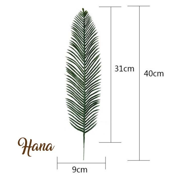 Jual Daun areca palm artificial/daun plastik/daun satuan - Biru - Kab ...