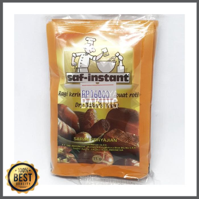 Jual Jual Ragi kering Saf-instant dry baker's yeast 4 x 11g Terlaris ...