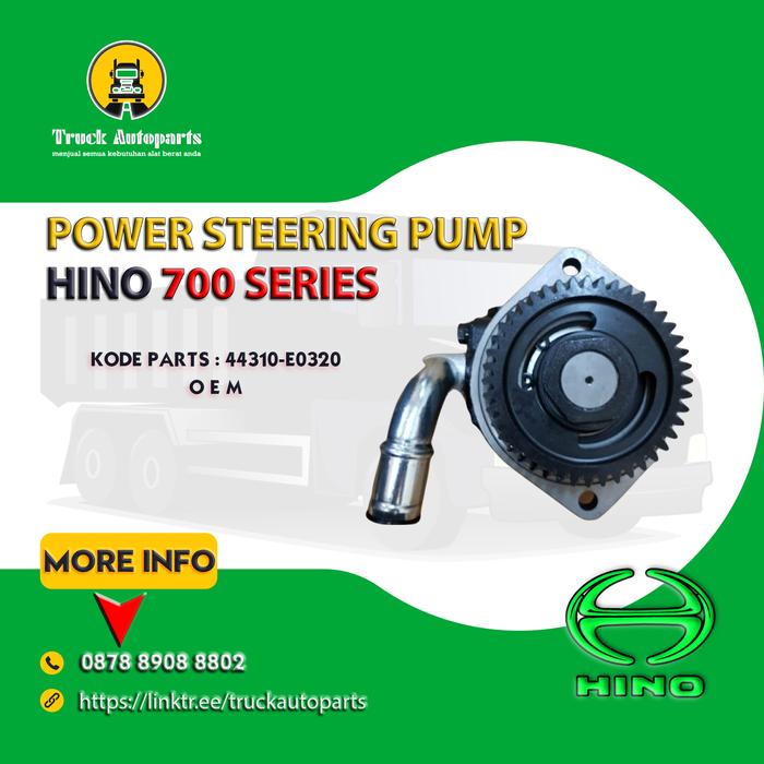 Jual Pompa Power Steering Hino 700 Kode Parts 44310-E0320 OEM - Jakarta ...
