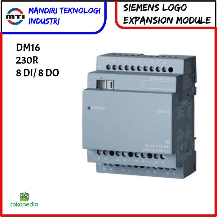 Jual Siemens Logo Expansion module DM16 230R 8 DI/ 8 DO - Kota ...