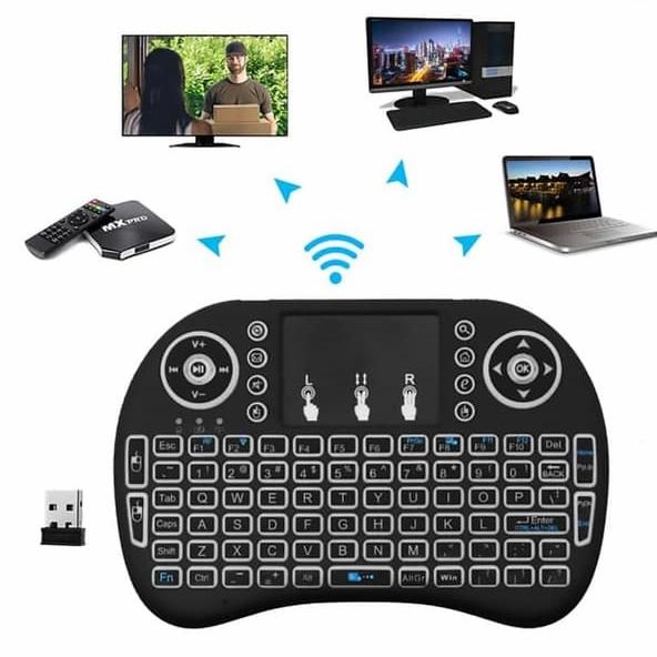 Jual Fly Mouse Remote Control Keypad Wireless Mini i8 Keyboard Free ...
