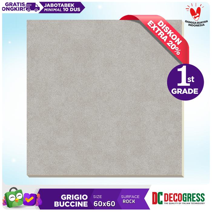 Jual DECOGRESS - Granite tile 60x60 Grigio Buccine (Matt) - 1st Grade ...