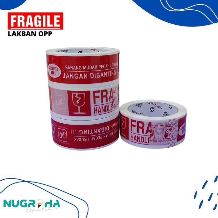 Jual LAKBAN / SELOTIP FRAGILE JANGAN DIBANTING - Putih - Kab. Sleman ...