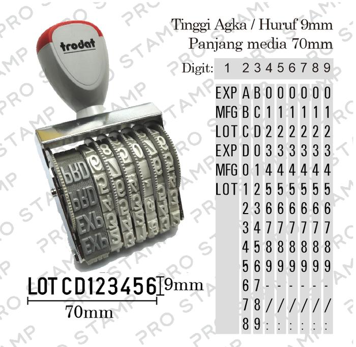 Jual Stempel Angka Kode Produksi / Expired 9mm 8Digit - Kab. Bekasi ...