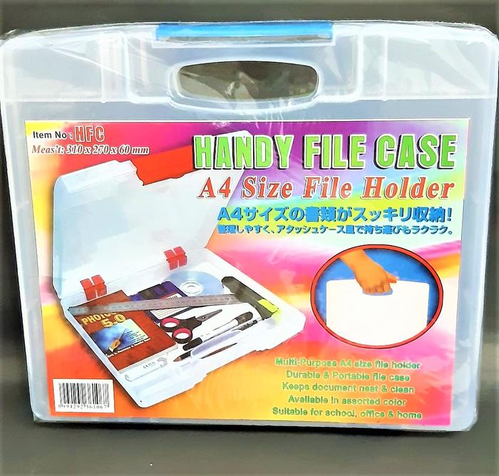 Jual FILE CASE DOKUMEN HARD DOCUMENT A4 HFC PLASTIK TEBAL TENTENG ...