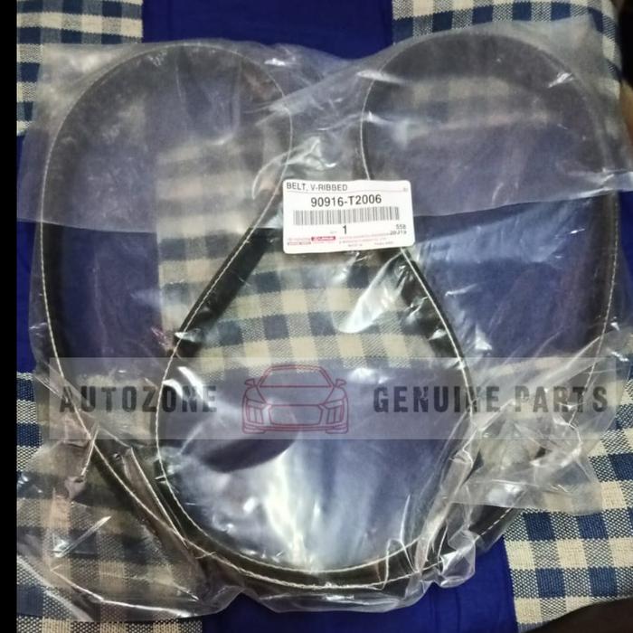Jual Fan Belt Innova Fortuner Hilux Diesel 2KD Lama 90916-T2006 ORI ...