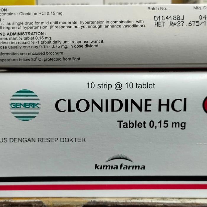 Jual clonidin hci - Jakarta Timur - ginajr | Tokopedia