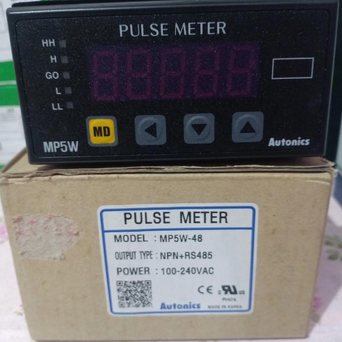 Jual PULSE METER MP5W-48 output type:NPN+RS485 POWER:100-240VAC - Kota ...