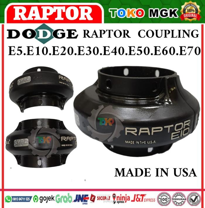Jual E5 DODGE COUPLING RAPTOR - EQUIVALENT COUPLING REXNORD RUBBER ONLY ...