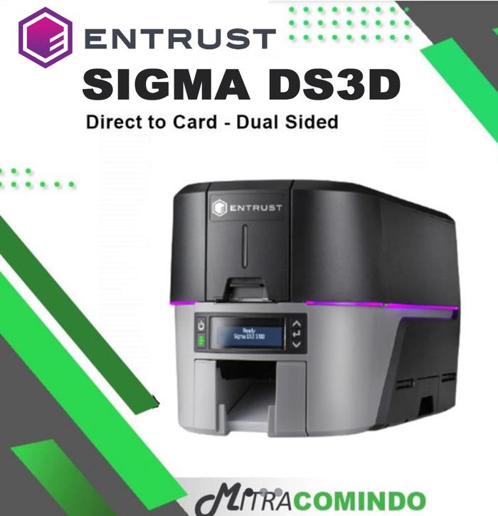 Jual Printer Kartu ID Card Printer Entrust Sigma DS3D Dual Side Printer ...