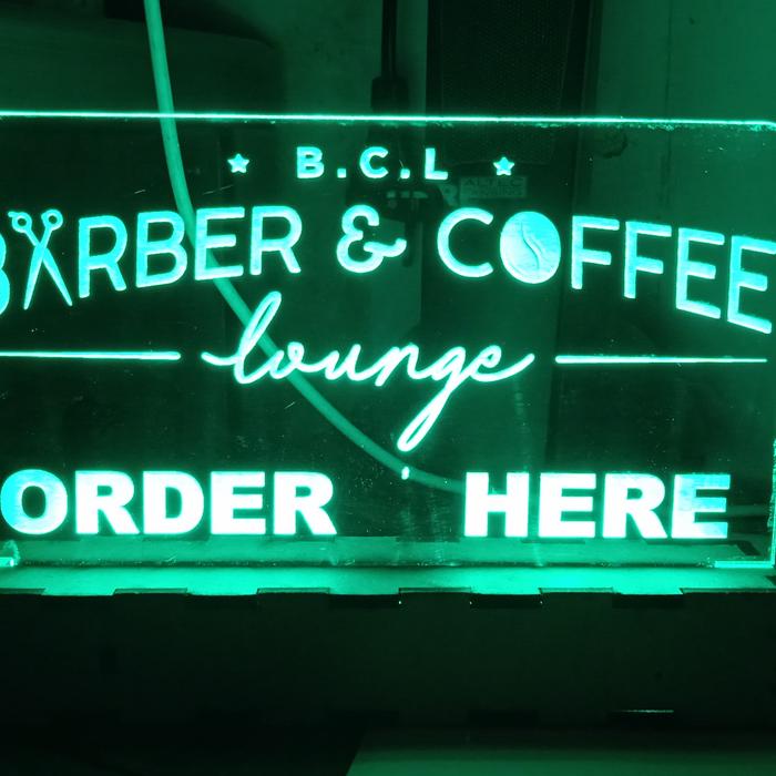Jual Stand lampu led akrilik custom ukuran - Hijau, 20cm - Kab ...