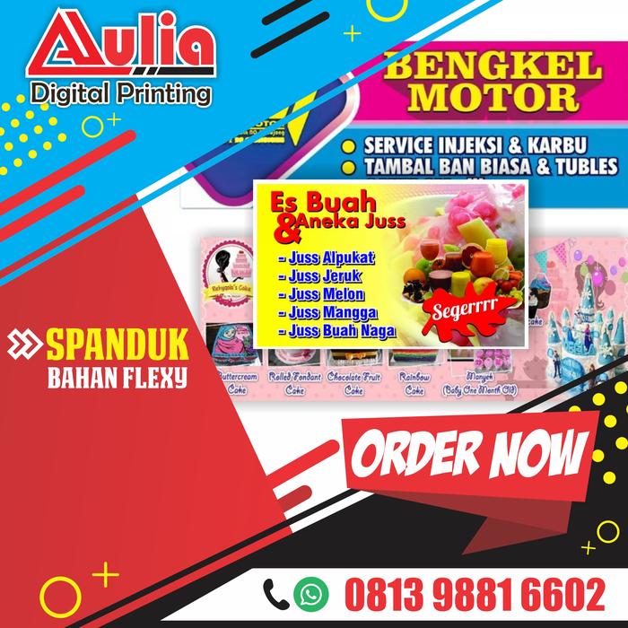 Jual Cetak Outdoor Spanduk / Banner Bahan Flexy 440 - Kab. Tangerang ...