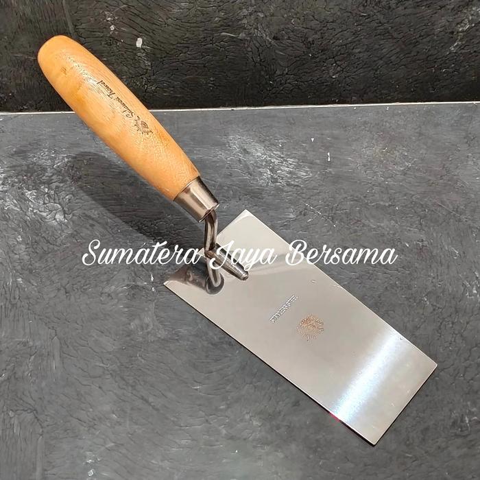 Jual Sendok semen kotak 6 inch gagang kayu stainless steel Tjap Mata ...