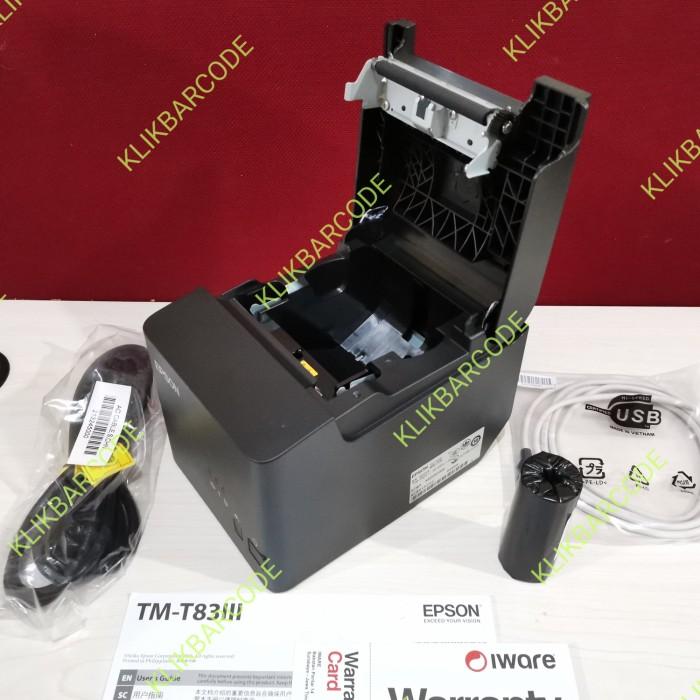 Jual EPSON PRINTER KASIR THERMAL 80MM EPSON TM T83III ( USB + SERIAL ...