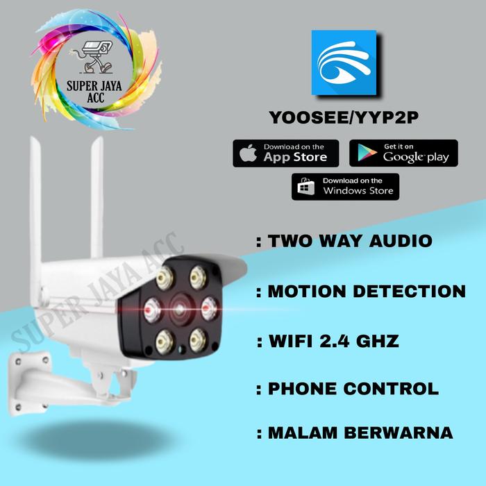 Jual IP Camera CCTV Outdoor YOOSEE Wireless Wifi praktis Online Lensa 8 ...