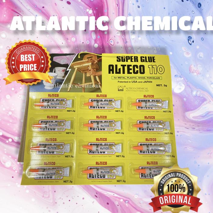 Jual alteco super glue 110 3g LUSIN - Jakarta Barat - Atlantic Chemical Tokopedia | Tokopedia