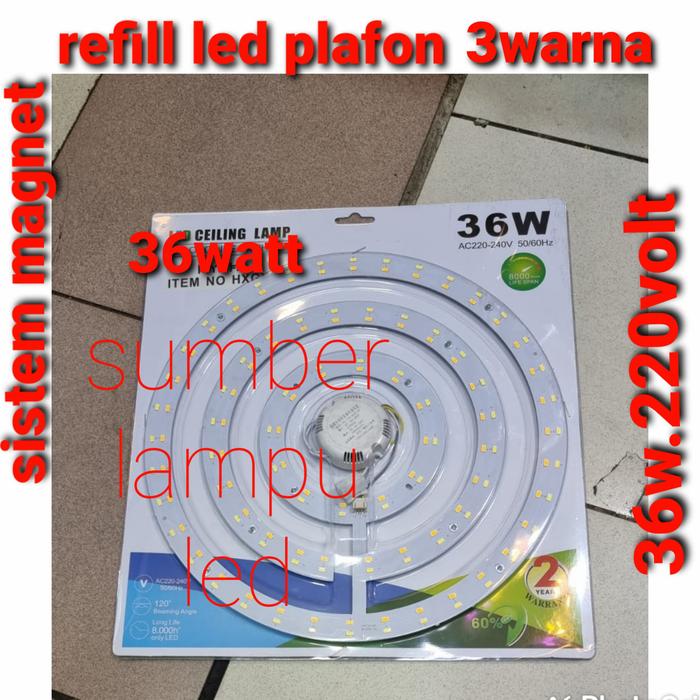 Jual module refill led lampu baret plafon 36w 36watt 36 watt 36 w tl ...