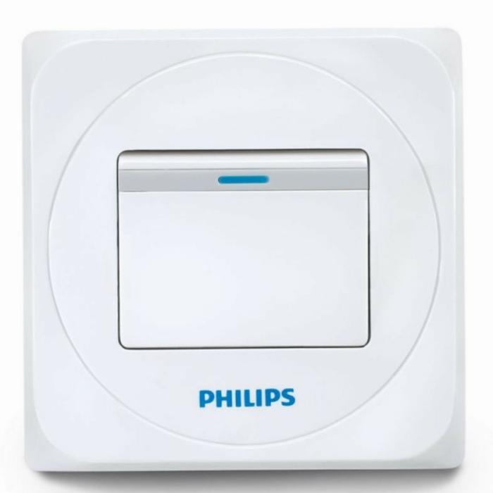 Jual Saklar Tunggal Philips 1 Gang Switch Simply Series Saklar Engkel ...