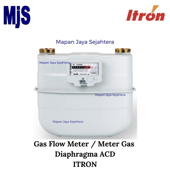 Jual Gas Meter / Flow Meter Gas G10 ACD Diaphragma ITRON + Kalibrasi ...