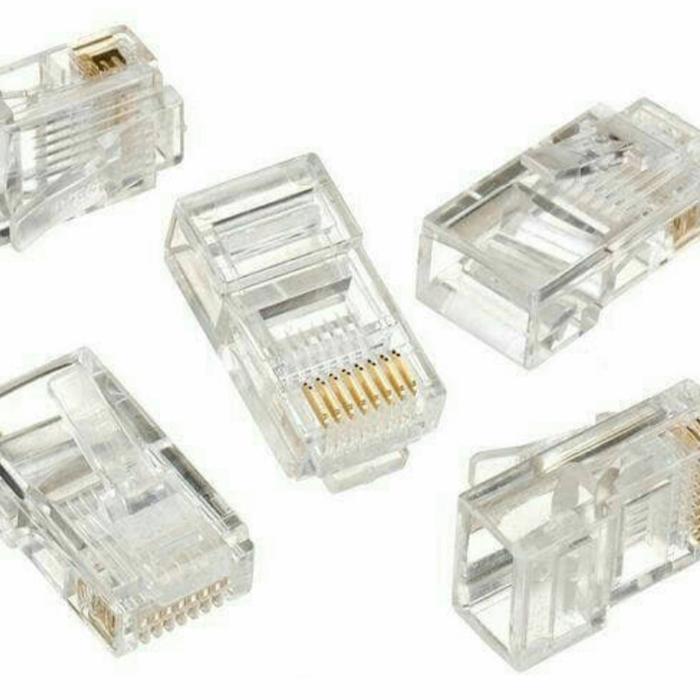 Jual Connector BELDEN LAN RJ 45 Konektor RJ45 UTP SATUAN Cat 5e - Kota ...