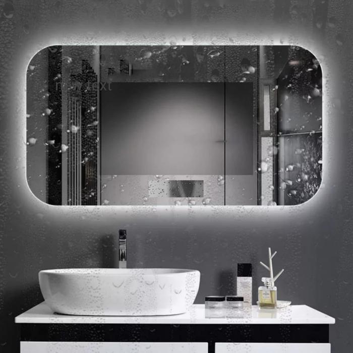 Jual Cermin Dinding Kotak LED Strip Mirror Lamp Cermin Make Up Wastafel ...