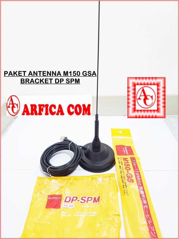 Jual ANTENA RADIO RIG VHF DP SPM D'ANTENA M150 GS M 150 GSA FULL SET ...