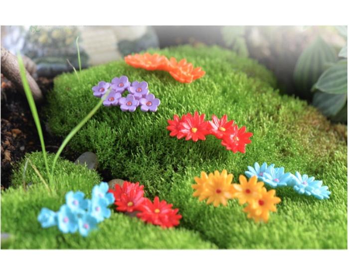 Jual miniatur berbagai jamur bunga untuk bermain sensory, diorama ...