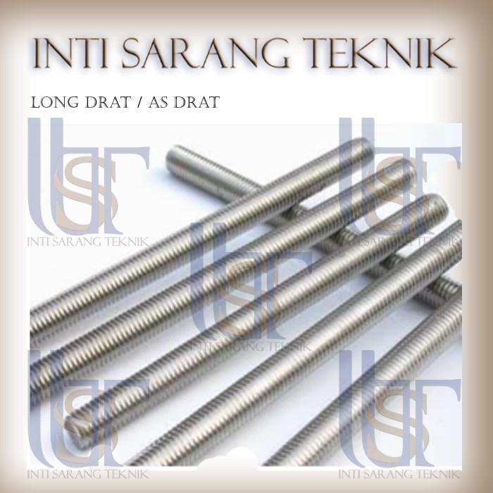 Jual Longdrat m10 galvanis / As drat 10mm x 1 meter / asdrat m10 ...