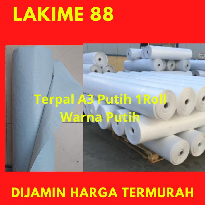 Jual Terpal Plastik A3 1 Roll @ 100 Meter Warna Putih - Kab. Tangerang ...