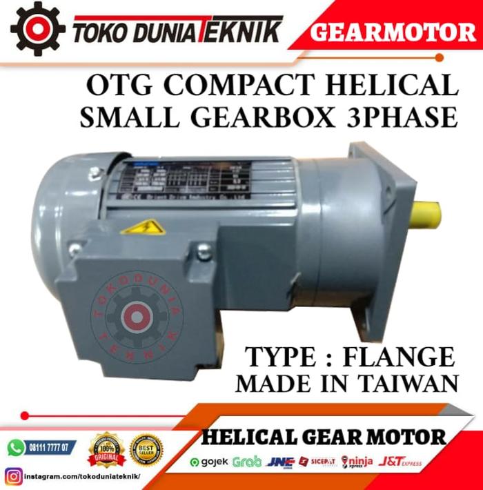 Jual OTG 200W-3PHASE-RATIO 3-15 SHAFT 18MM HELICAL GEARMOTOR GEARBOX ...