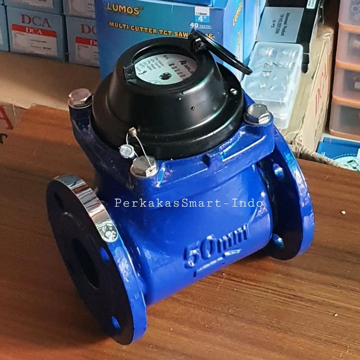 Jual meteran air 2 inchi flange HEAVY DUTY/water meter 2"/flow meter ...