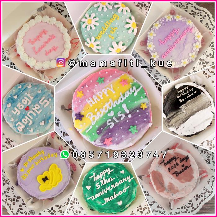 Jual kue ulang tahun/kue mini lucu/lunch box cake/bento cake/korean ...