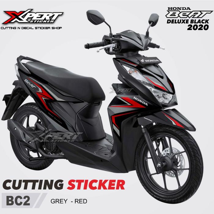 Jual Cutting sticker Honda Beat Type DELUXE BLACK dan - emas - Kab ...