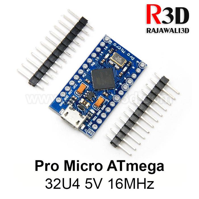 Jual Arduino Pro Micro ATMega32U4 5V 16MHz Mini Leonardo - Kota ...