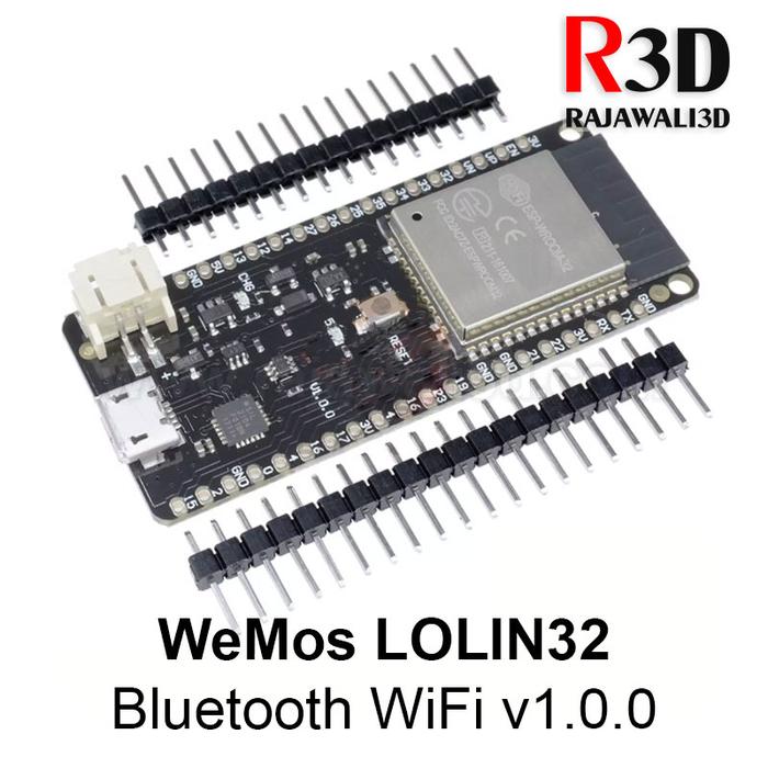 Jual WeMos LOLIN32 WiFi Bluetooth V 1.0.0 Board ESP32 Rev1 - Kab. Temanggung - Rajawali 3D ...